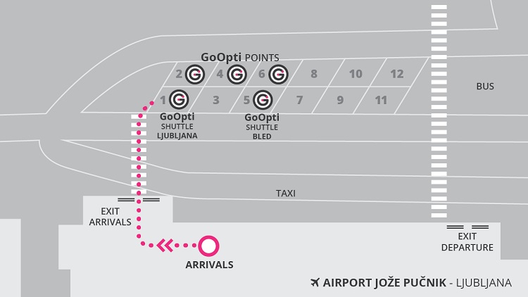 Affordable and comfortable transfers from/to: Ljubljana Airport | GoOpti